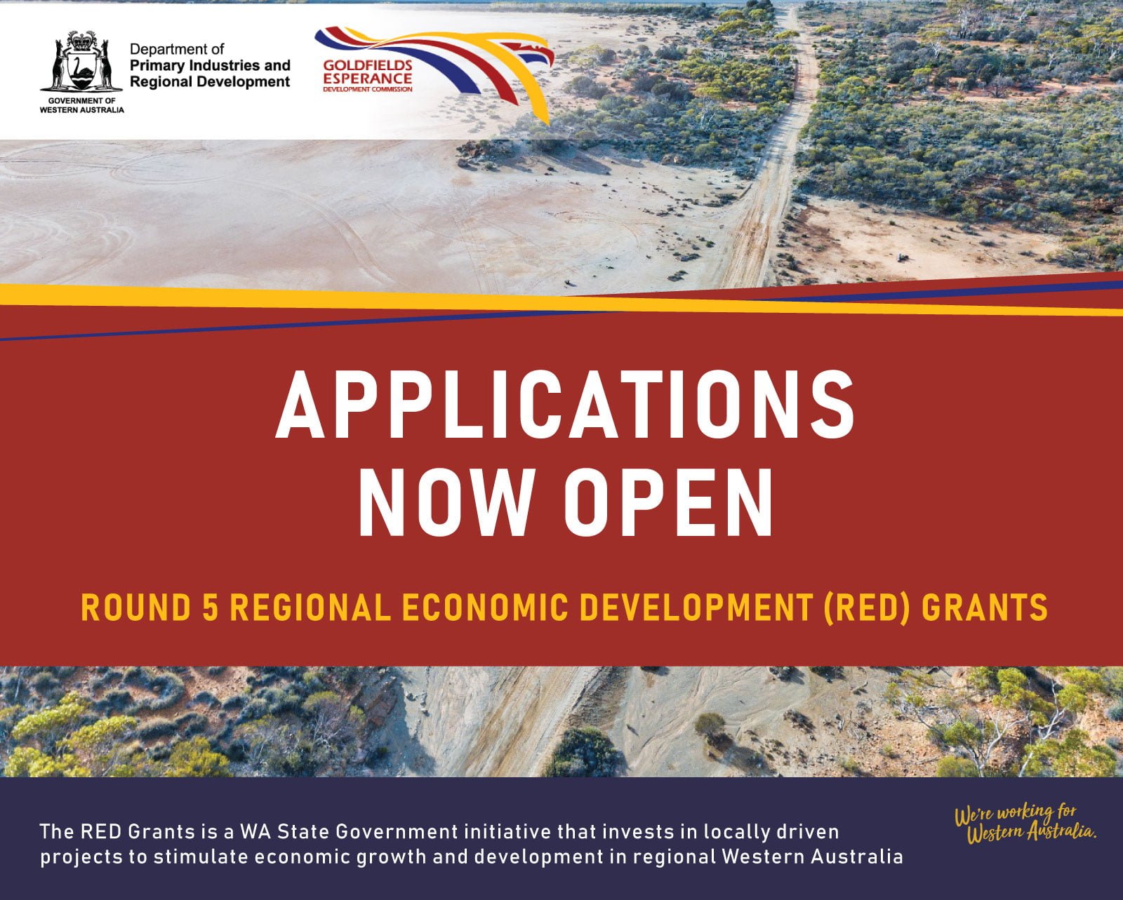 RED Grants open for applications - Goldfields-Esperance Development Commission (GEDC)