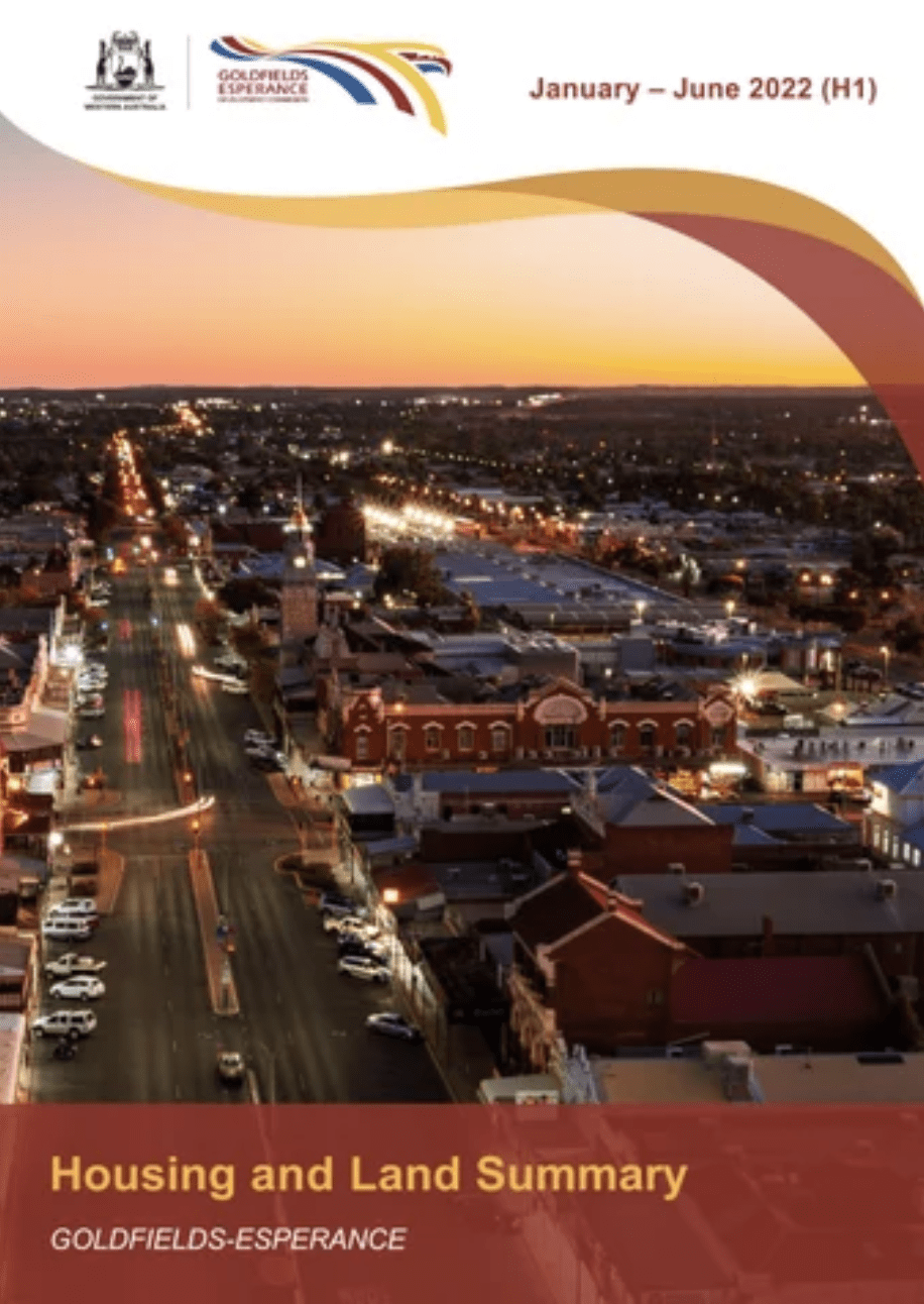 Goldfields-Esperance Region, Housing and Land Summary (January - June ...