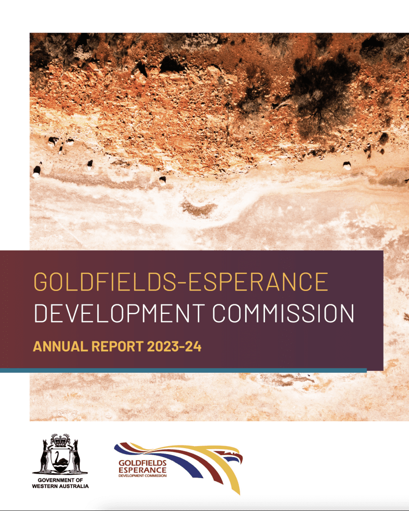GEDC Annual Report 2023-24 - Goldfields-Esperance Development Commission (GEDC)